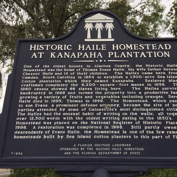 Historic Haile Homestead - Gainesville, FL