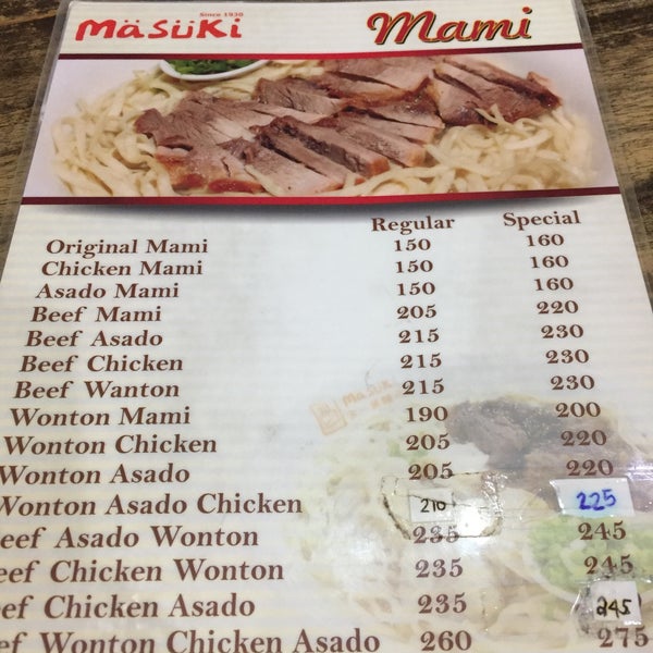 Masuki Mami House (Now Closed) - Noodle Restaurant in Barangay 76