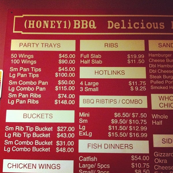 Honey 1 BBQ - Grand Boulevard - 30 tips from 656 visitors