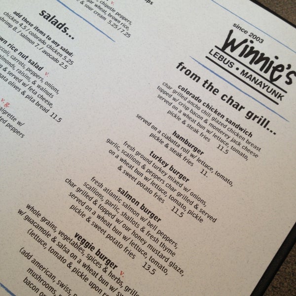 Winnie's Manayunk - Manayunk - 48 tips