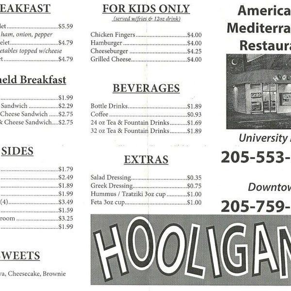 Hooligans Restaurant - 29 tips from 679 visitors