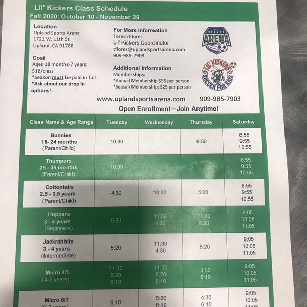 The Upland Arena Indoor Sports Complex - 1721 W 11th St