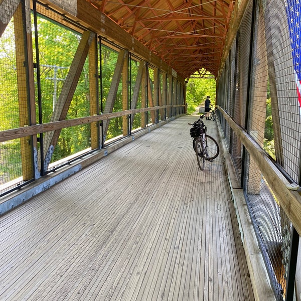Hop River State Park Trail Covered Bridge - Andover, CT
