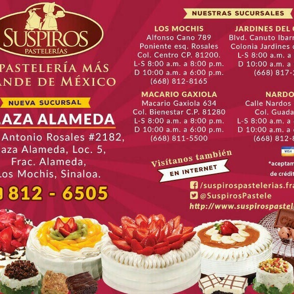 Pastelería Suspiros Los Mochis Sinaloa