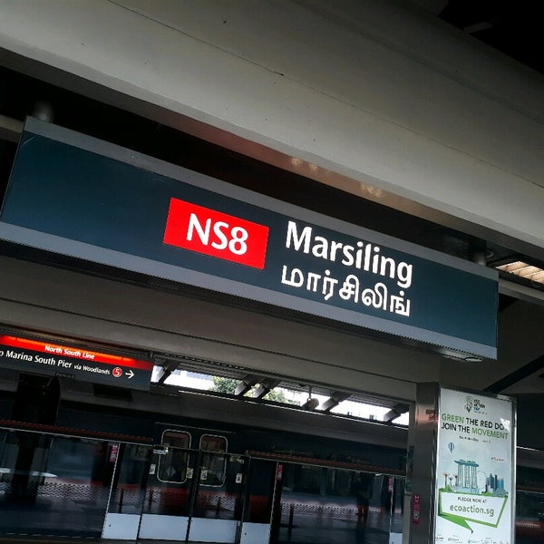 Photos at Marsiling MRT Station (NS8) - Woodlands - 71 Woodlands Ave. 3