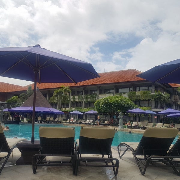 Bali Dynasty hotel swimming pool - Kuta, Bali