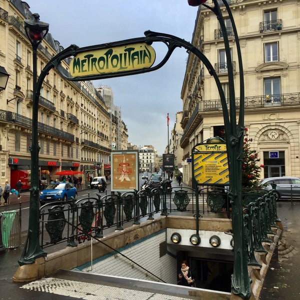 Métro Temple [3] - Metro Station in Paris
