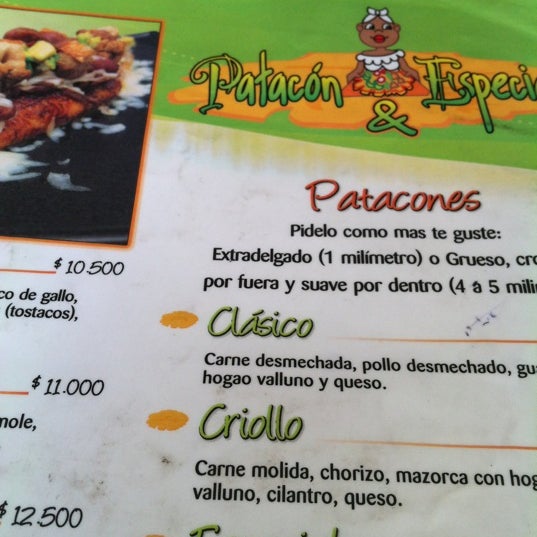 Patacones Bucaramanga