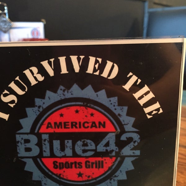 Blue 42 Sports Grill (Now Closed) - American Restaurant