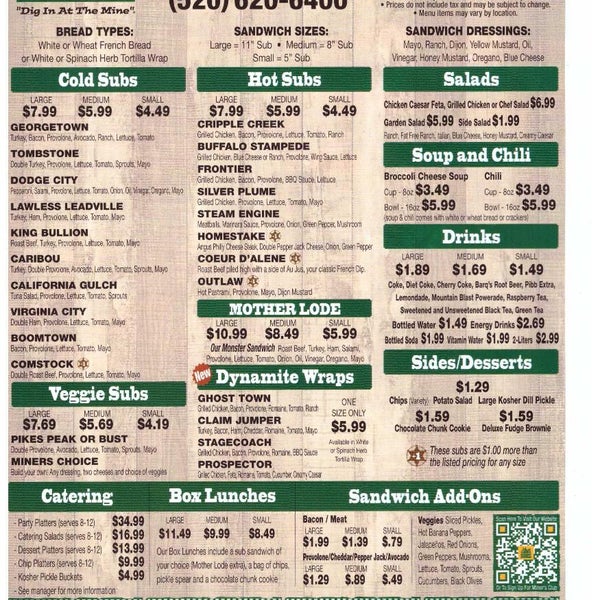 Silver Mine Subs - Tucson, AZ