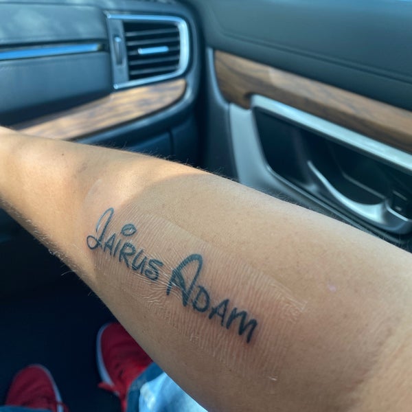 Adam Name Tattoo