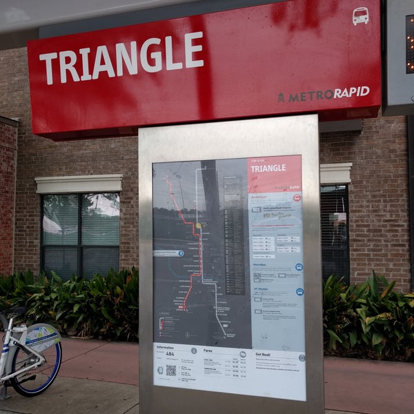 Bus Stop 484 - Triangle Station (SB) - 1 tip