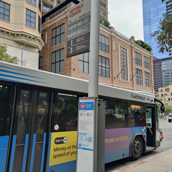 Bus Stop 5867 - Republic Square Station - Downtown Austin - 2 tips from ...
