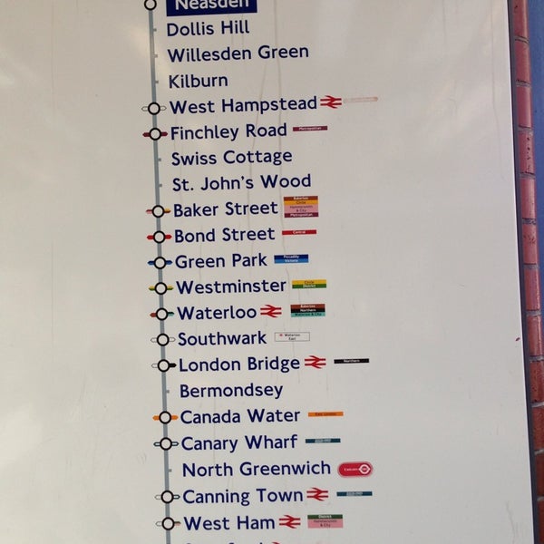 Photos at Neasden London Underground Station - Neasden Ln