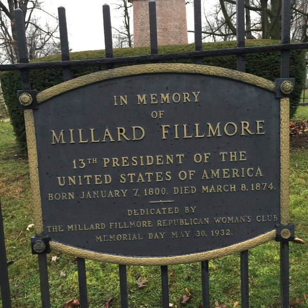 Millard Fillmore's Grave - Delaware Park - Buffalo, NY