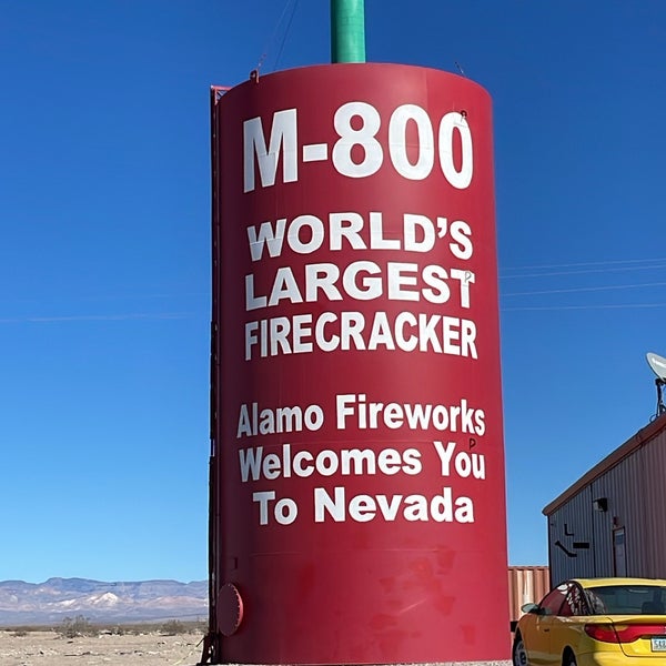 Worlds Largest Firecracker - Amargosa Valley, NV