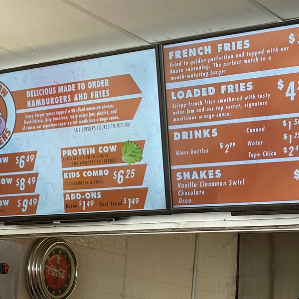 Orange Cow Burgers - 1 tip