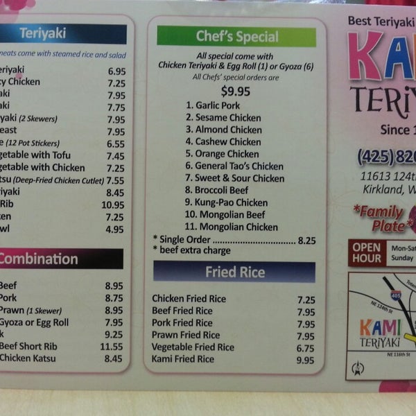 Kami Teriyaki - Totem Lake - Kirkland, WA