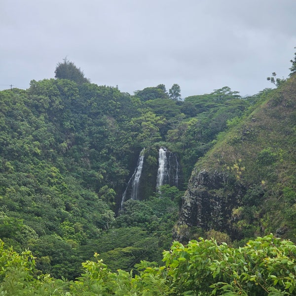 Opaekaa Falls - Waterfall