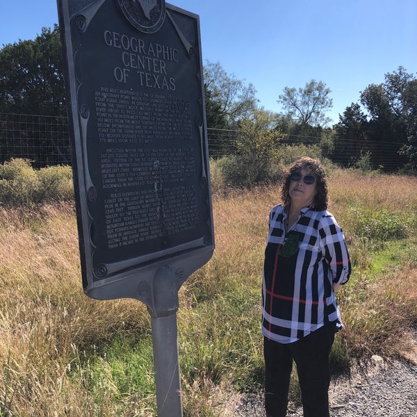 Geographic Center of Texas Marker - 2 tips