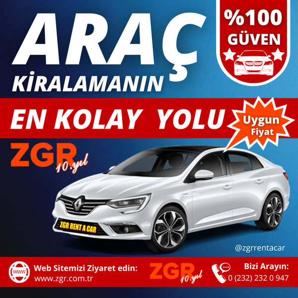 ZGR Rent a Car - Atif bey mahallesi - Malazgirt Cad No:7-D