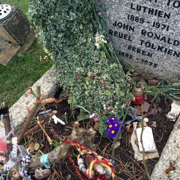 JRR Tolkien's Grave - Wolvercote, Oxfordshire