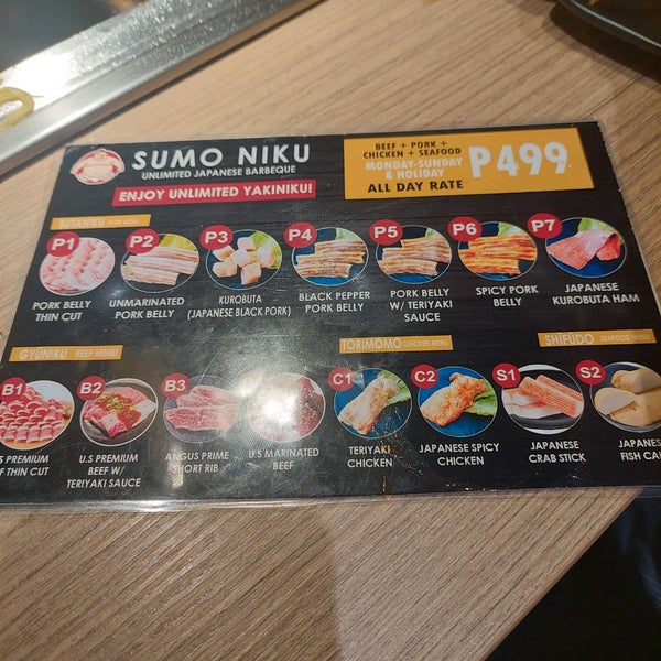 Sumo Niku SM Clark - BBQ Joint in Angeles City