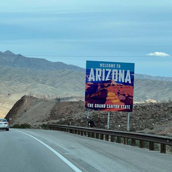 Welcome To Arizona Sign - 381 visitors