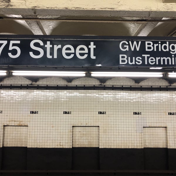 MTA Subway - 175th St (A) - Hudson Heights - New York, NY