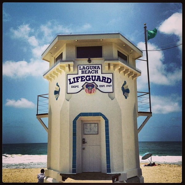 Laguna Beach Historic Lifeguard Tower - Historic Site in Main Beach