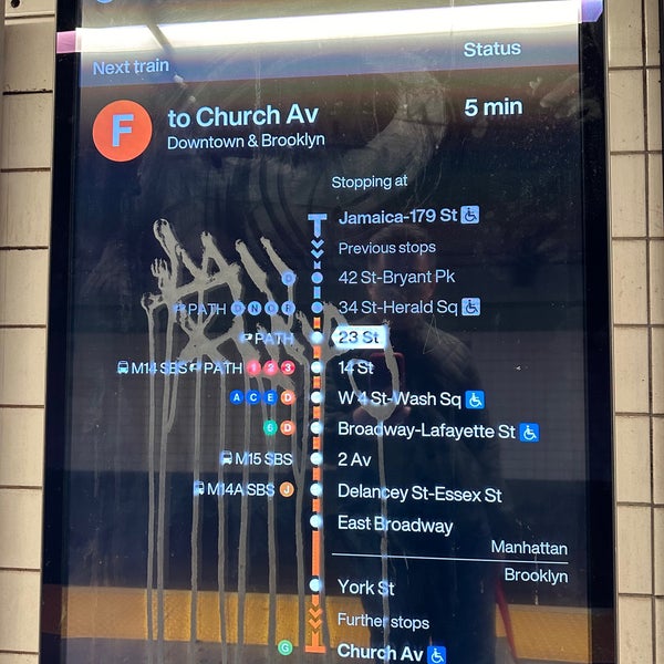 MTA Subway - 23rd St (F/M) - Flatiron - 23rd St