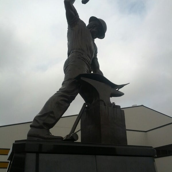 Boilermaker Statue - Student Center in West Lafayette