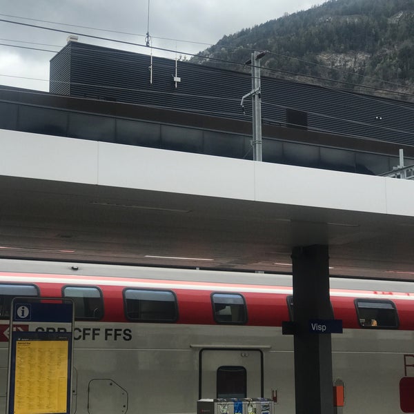 Bahnhof Visp - Rail Station in Visp