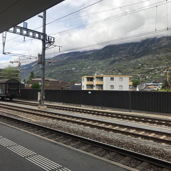 Bahnhof Visp - Rail Station in Visp