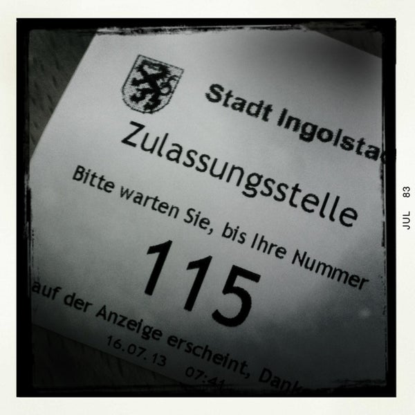 Zulassungsstelle Ingolstadt Ffnungszeiten