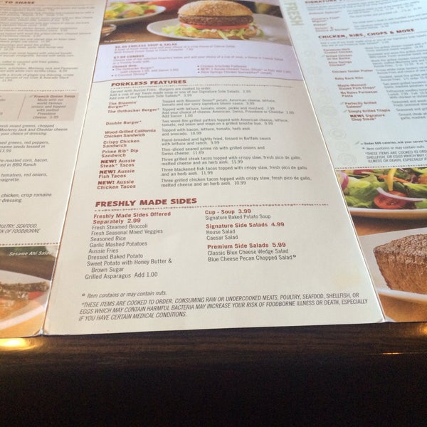 Outback Steakhouse - 21 tips from 1461 visitors