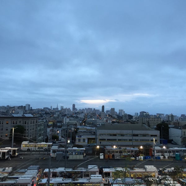 MUNI - Presidio Divison - Bus Station in Laurel Heights-Jordan Park