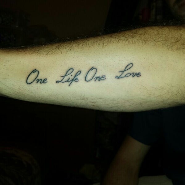 One Love One Life Tattoo