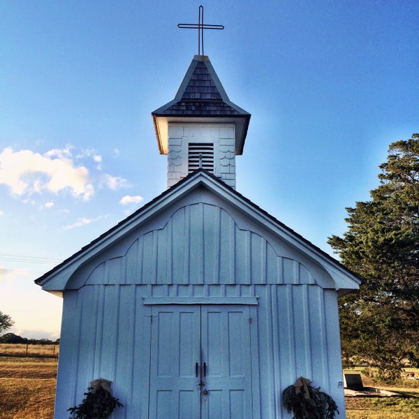 St. Martin's - World's Smallest Active Catholic Church - Round Top, TX