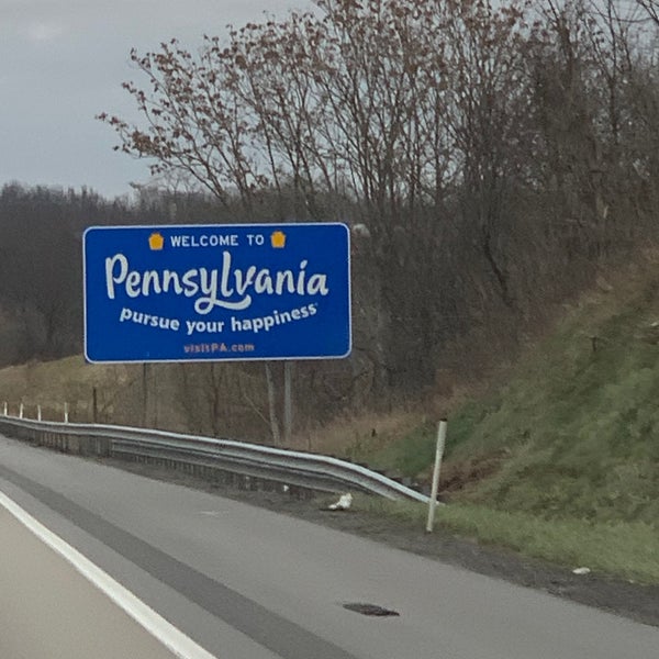 Photos at West Virginia/Pennsylvania State Line - Border Crossing