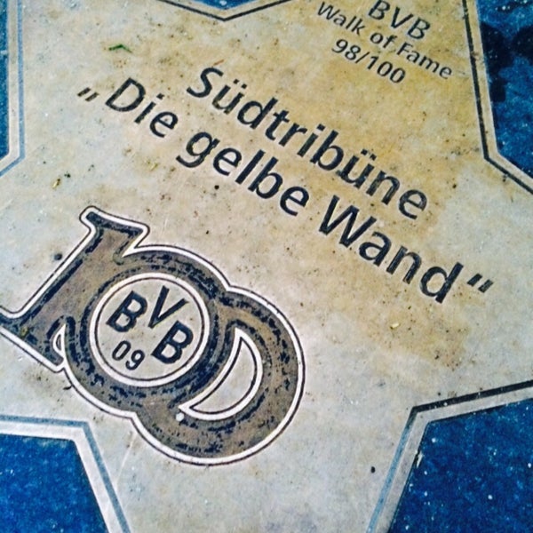 BVB Walk of Fame #98 Südtribüne "Die gelbe Wand" - Westfalenhalle ...