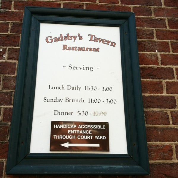 Gadsby's Tavern - American Restaurant in Old Town