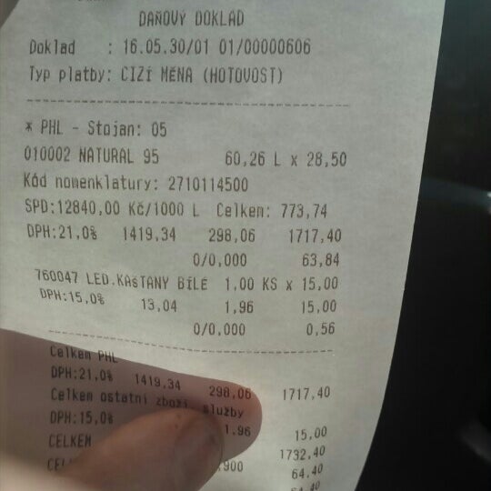 Tank ONO - Gas Station in Cheb