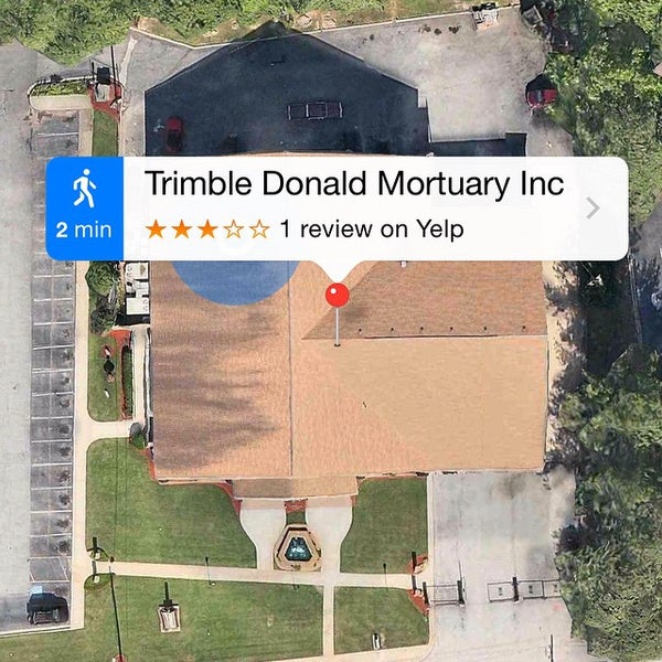 Donald Trimble Mortuary - 1 tip