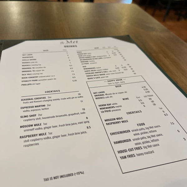 The Met Bar and Grill - Downtown New Westminster - New Westminster, BC