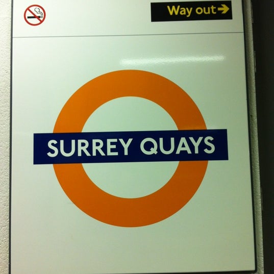 Surrey Quays Railway Station (SQE) - Surrey Quay - Surrey Quays ...
