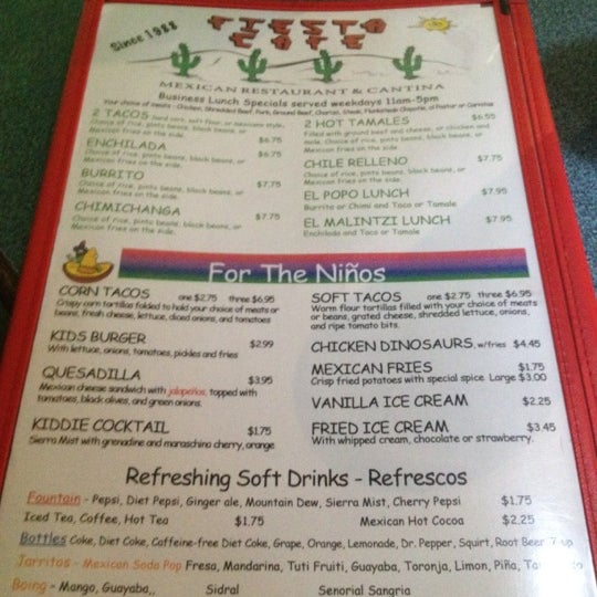 Fiesta Cafe - Mexican Restaurant in Champaign