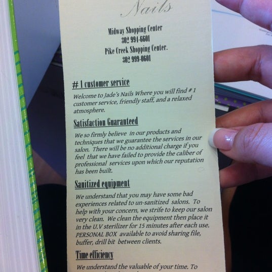 Jade Nails - 4744 Limestone Rd