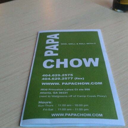 Photos at Papa Chow - Asian Restaurant in Atlanta
