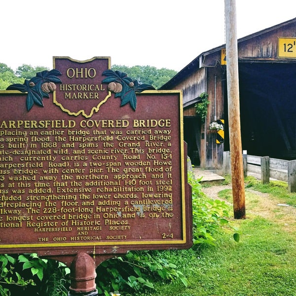 Harpersfield Covered Bridge - Bridge